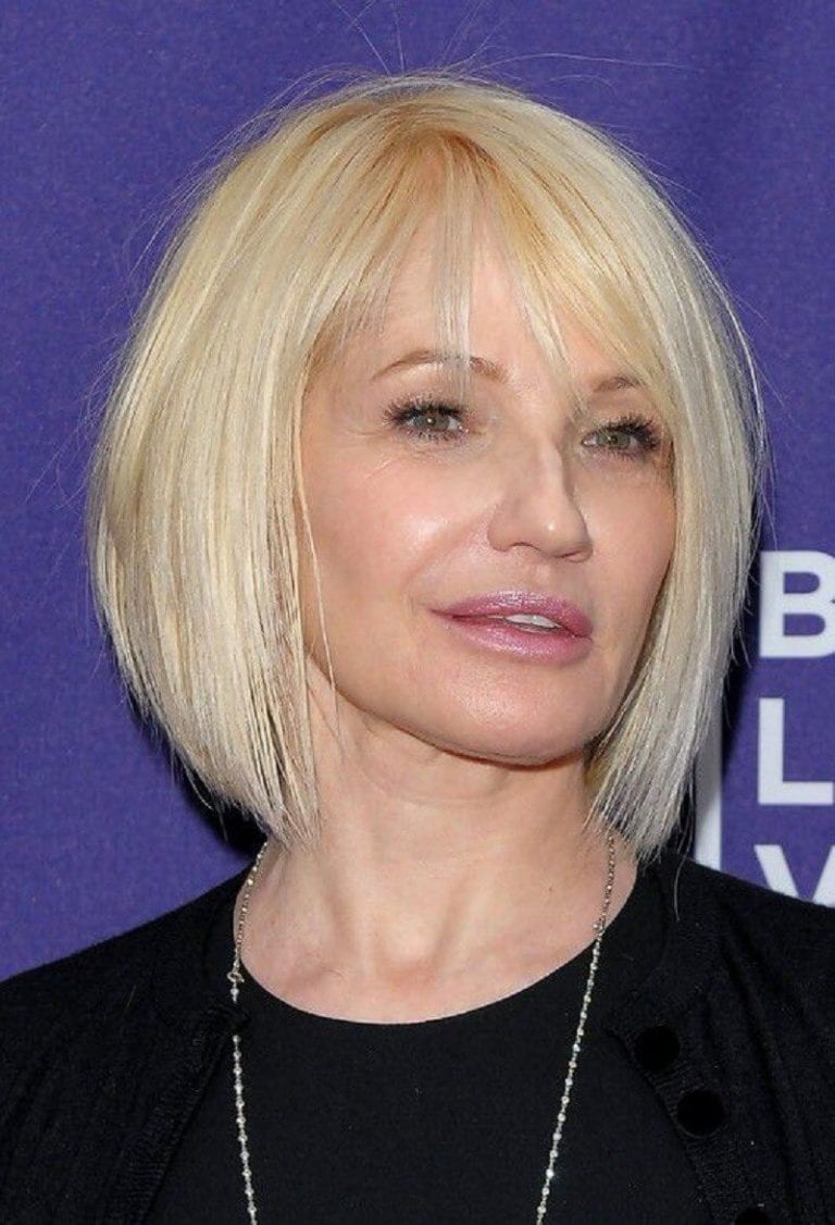 70 Hairstyles for Women Over 50 with Bangs