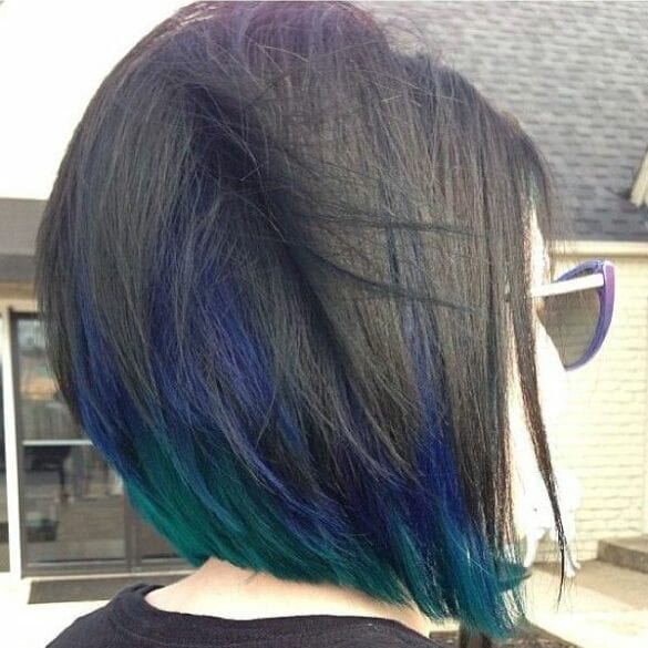 40 Peek A Boo Hair Color Ideas to Look Unique | Hairdo Hairstyle