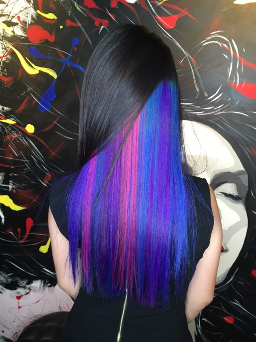 40 Peek A Boo Hair Color Ideas To Look Unique Hairdo Hairstyle