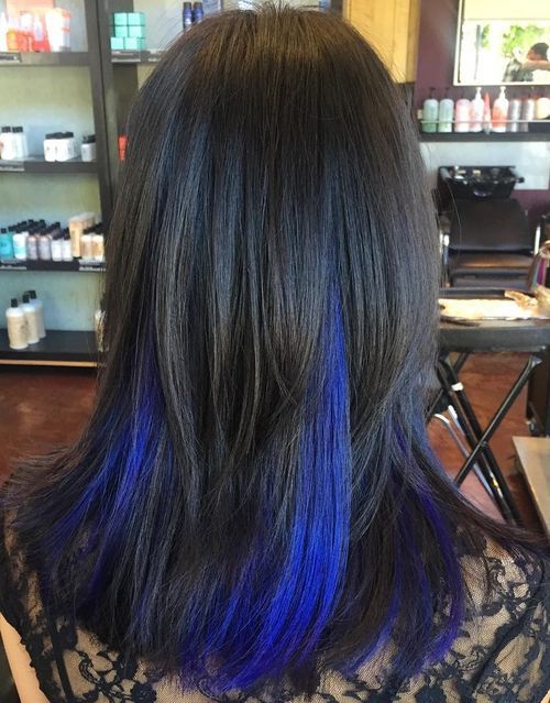 40 Peek A Boo Hair Color Ideas To Look Unique Hairdo Hairstyle
