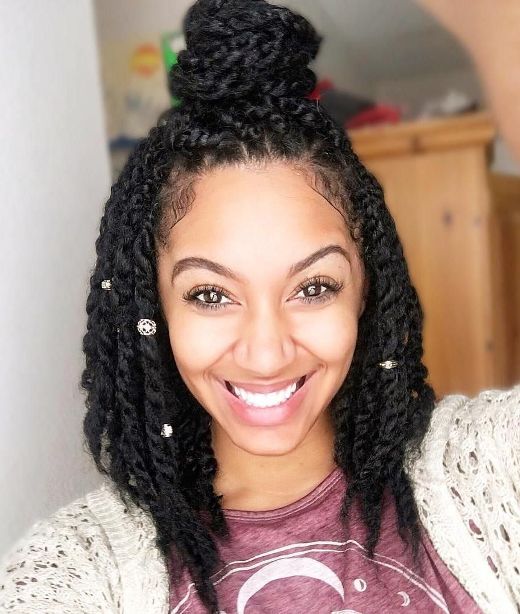 35 Cutest Kinky Twist Braids You Need To Try Hairdo Hairstyle