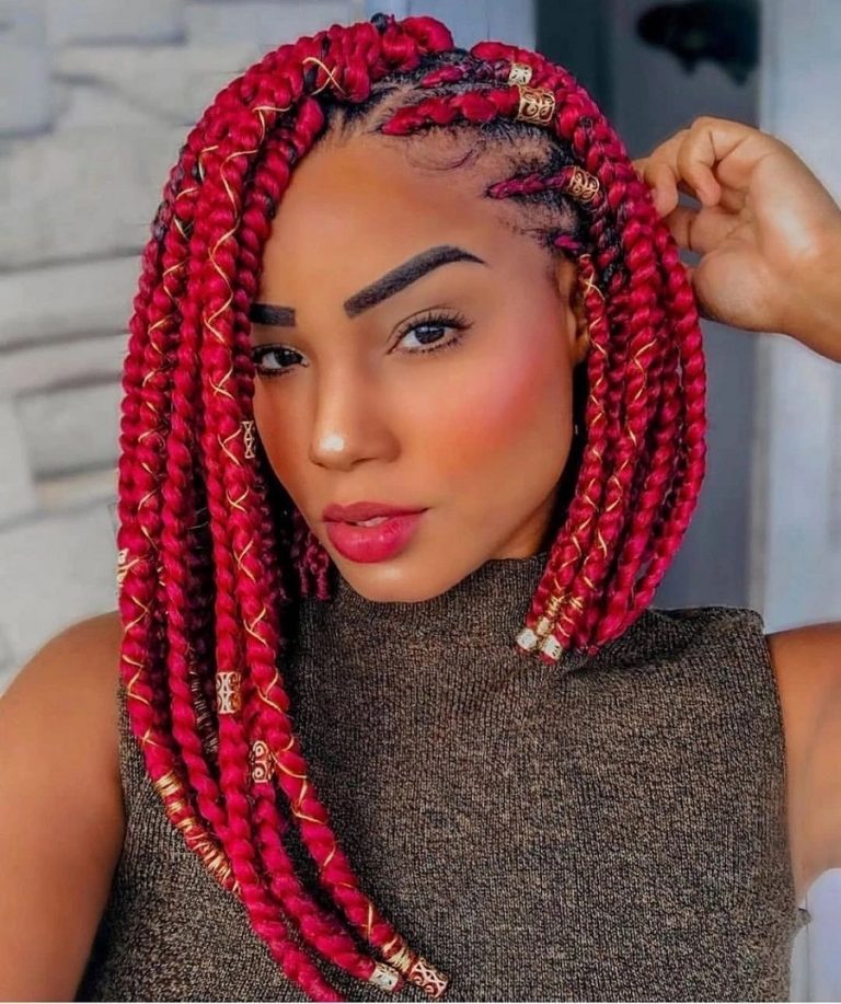35 Elegant Bob Braids Hairstyle To Get Fresh Appearance | Hairdo Hairstyle